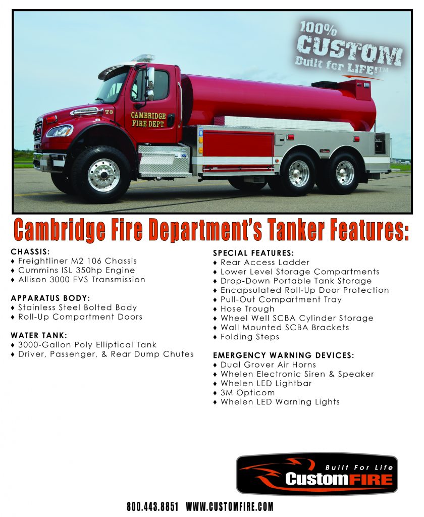 3000-Gallon Elliptical Tender | CustomFIRE