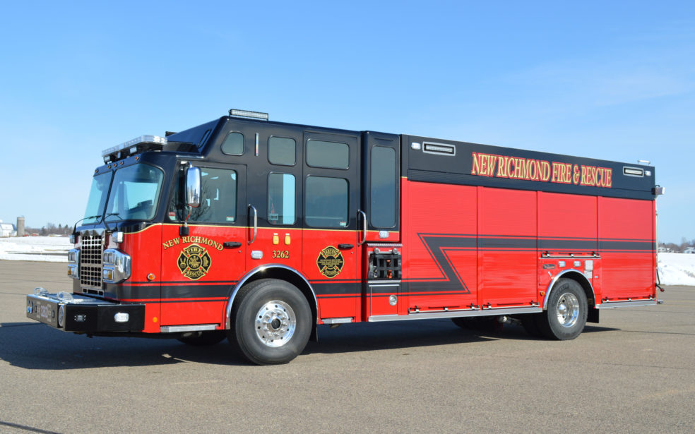 Custom Rear Mount Pumper for New Richmond FD Testimonial | CustomFIRE