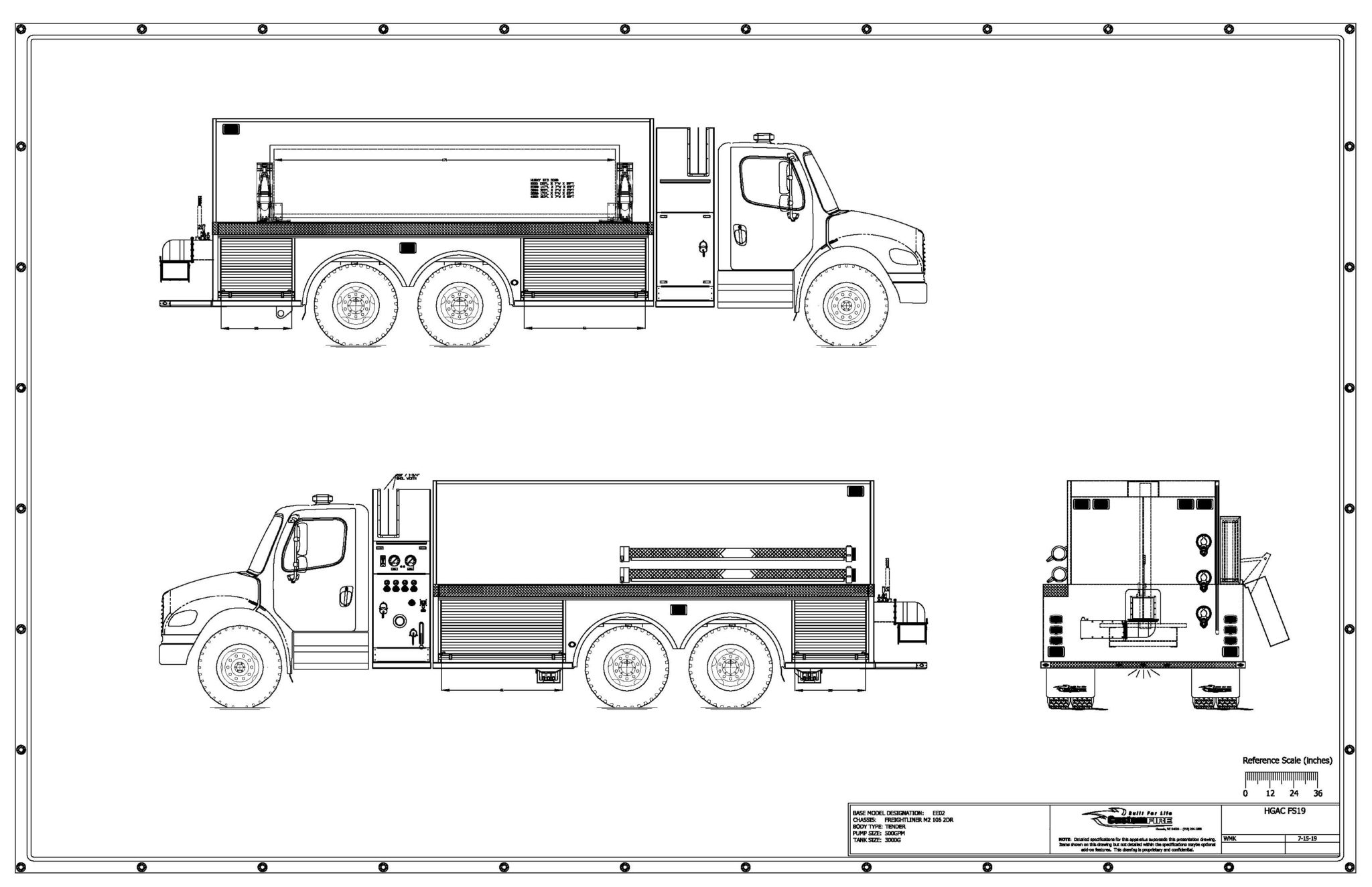 EE02 – 3000 Gallon Commercial Tender | CustomFIRE