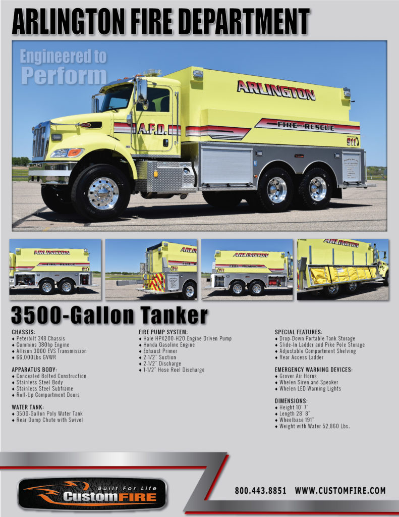 3500-Gallon Tandem Tender | CustomFIRE
