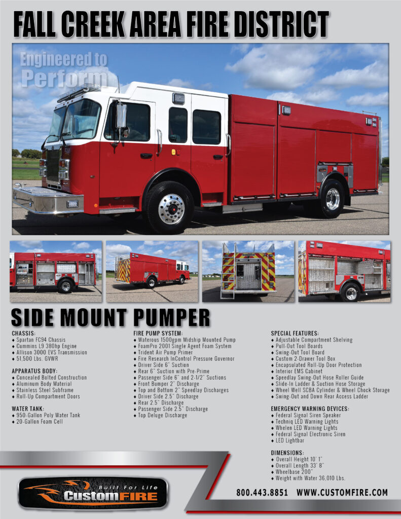 Side Mount Pumper | CustomFIRE