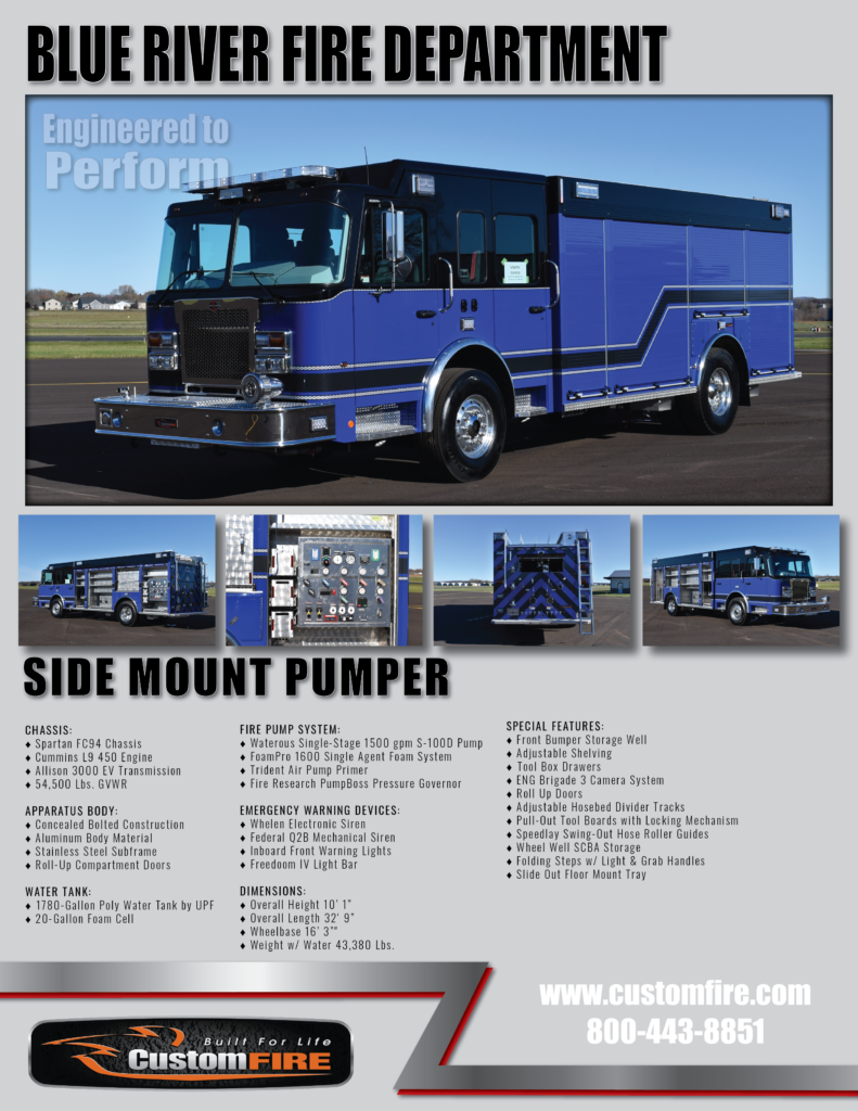 Rear Mount Pumper | CustomFIRE