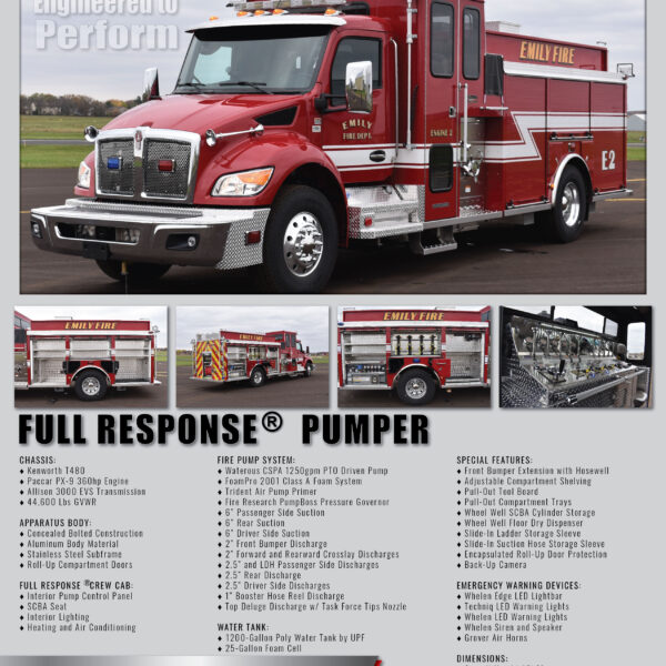 Full Response® Pumper | CustomFIRE