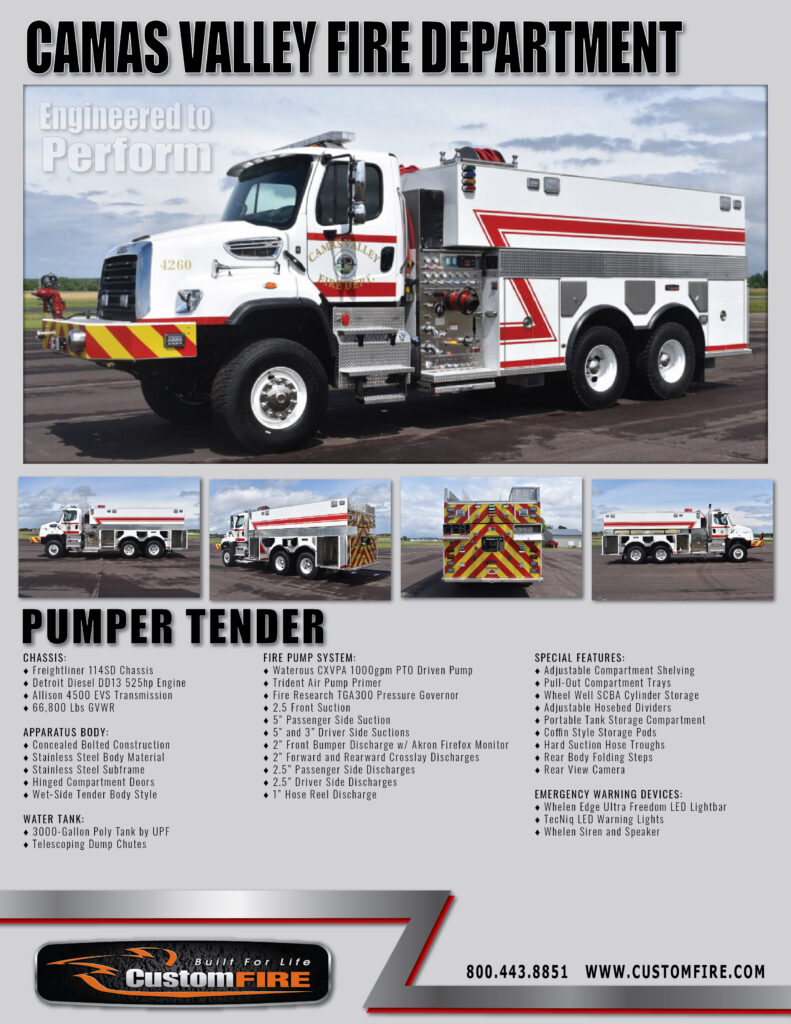 Pumper Tender | CustomFIRE